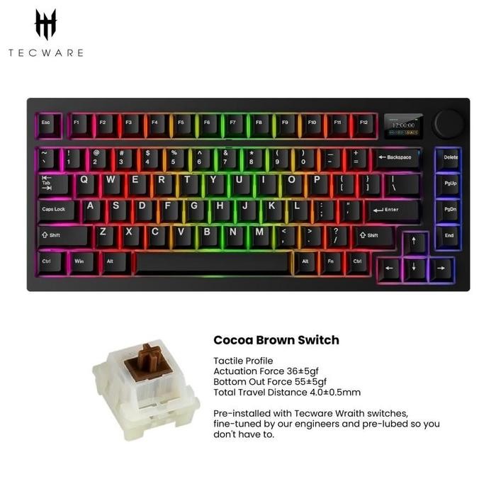 Jual TECWARE SPECTRE 75 3-Mode Gasket Mounted Docking RGB Wireless ...