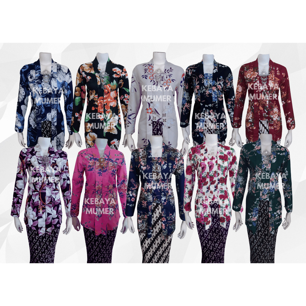 Jual PROMO Kebaya Floral. Kebaya Jadul. Kebaya Tradisional. Kebaya ...