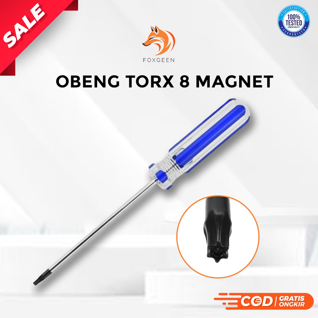 Jual Obeng T8 / Obeng Torx 8 Magnet – Obeng Stik Xbox, PS3, PS4, PS5 ...
