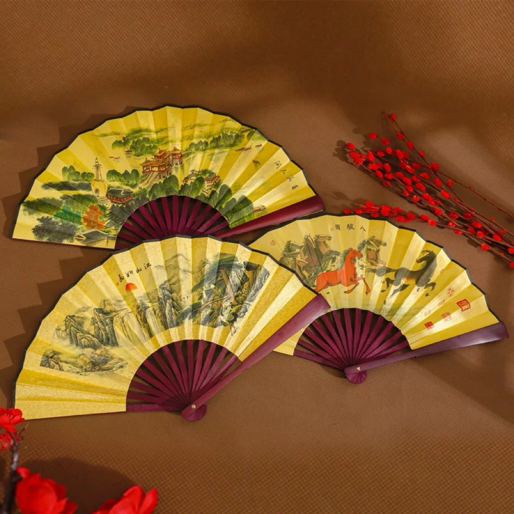 Jual Kipas Lipat Cina / Kipas Tangan China Tradisional Fengshui untuk ...