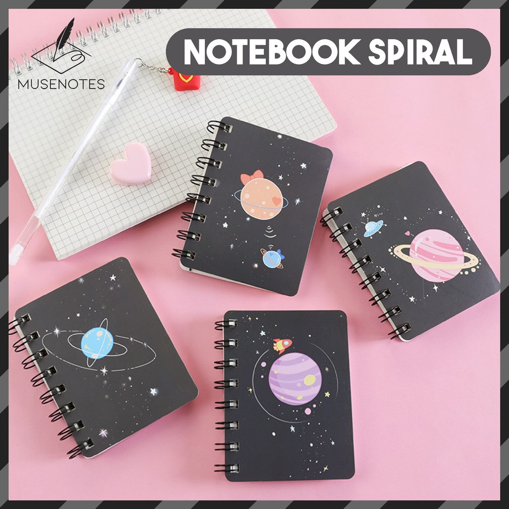 Jual Buku Catatan Notebook Planet Kartun Buku Kecil Murah Mini Notebook ...