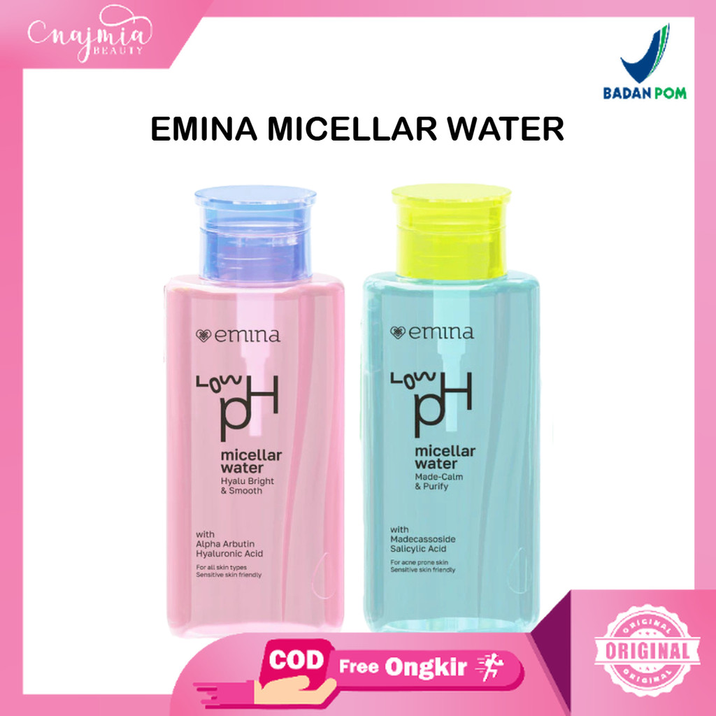 Jual NNajmia (Beli 2 lbh murah) Emina Low pH Micellar Water Series ...