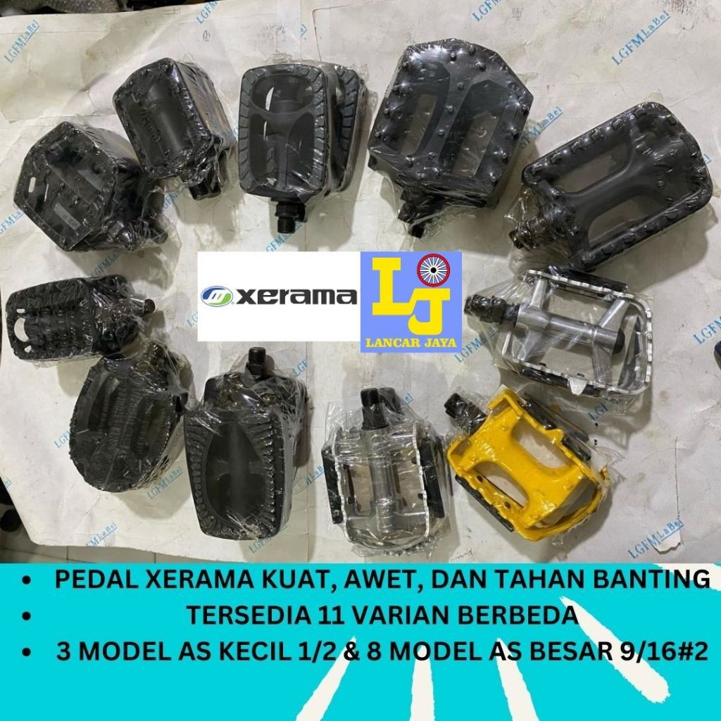 Jual XERAMA Pedal Sepeda As Besar Kecil BMX Gunung MTB Universal As ...