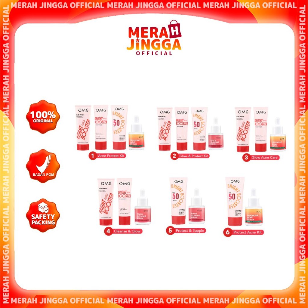 Jual [BUNDLING] OMG Oh My Glow BEST SELLER BUNDLE! Bright Booster Super ...