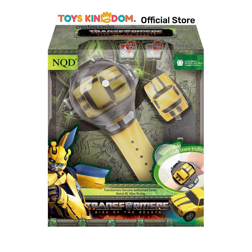 Jual Toys Kingdom Top Gear Transformers Bumblebee Watch Metal Car ...