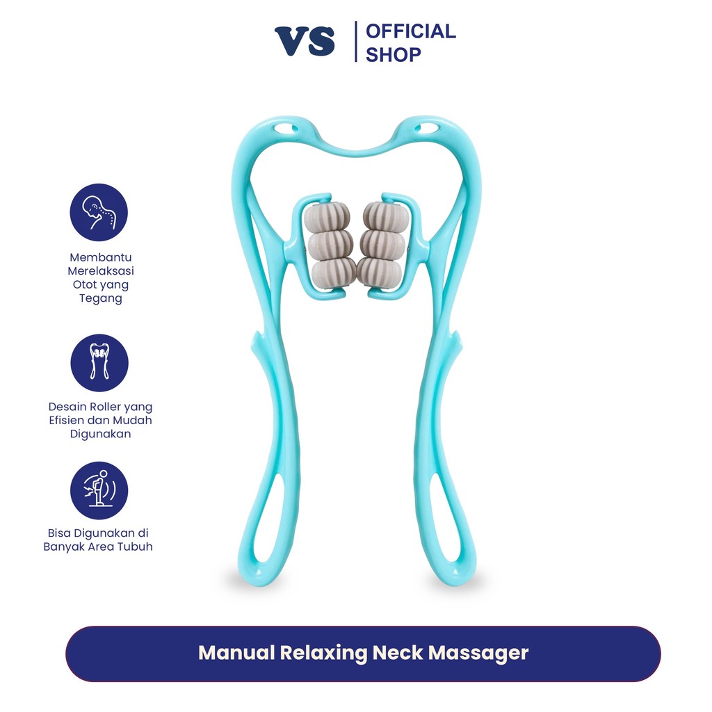 Jual MACROUPTA Alat Pijat Leher Manual – Relaxing Neck Massager Therapy ...