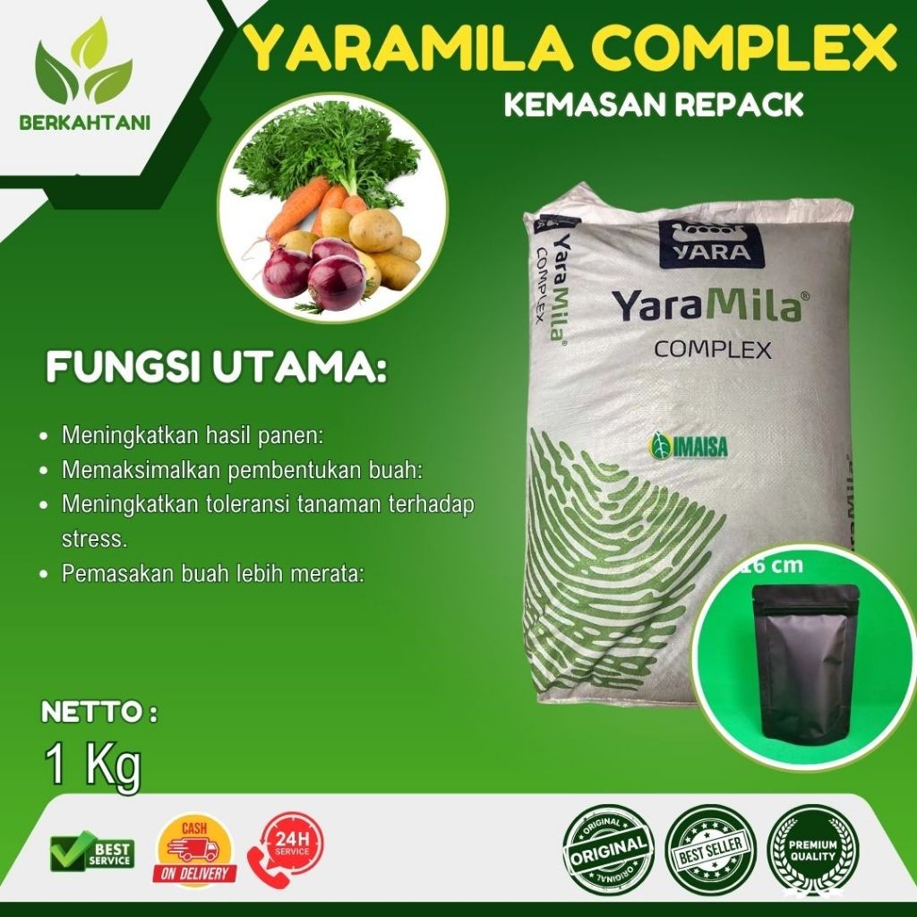 Jual YaraMila Complex Yara Mila Complex 1 Kg Pupuk Komplek Yara Complex ...