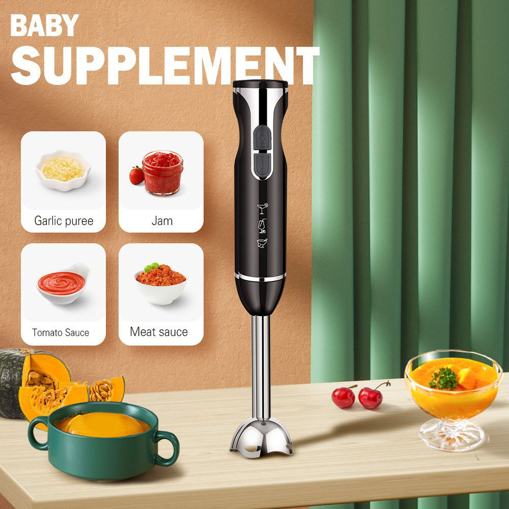 Jual Hand Blender 2 SPEED Stainless Steel (+) Gelas Takar 700 ml ...