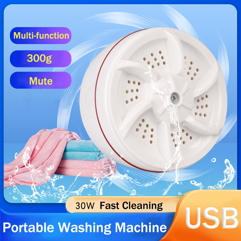 Jual Portable Washing Machine,with Suction Cups,Ultrasonic Turbine Mini ...