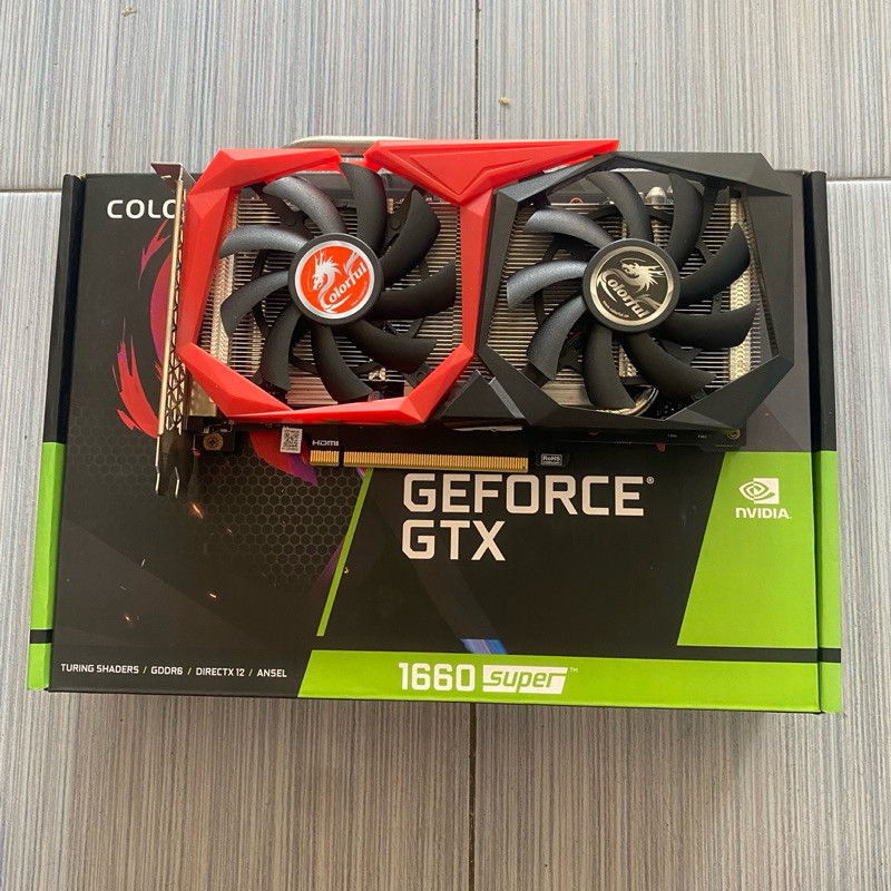Jual VGA NVIDIA GTX 1660Super COLORFUL BATTLE AX 6GB GDDR6 NORMAL ...