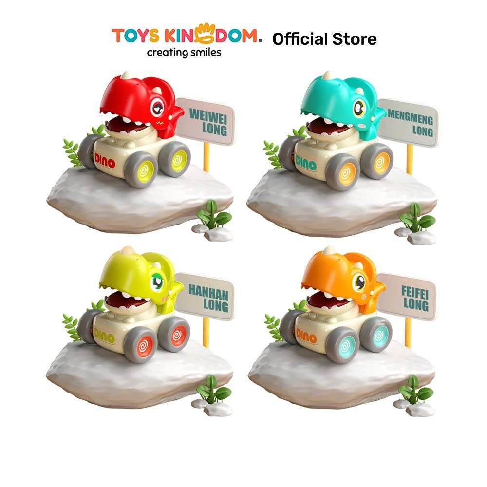 Jual Toys Kingdom Kiddy Fun Push Whistle Dinosaur Random Toys Kids Toy ...