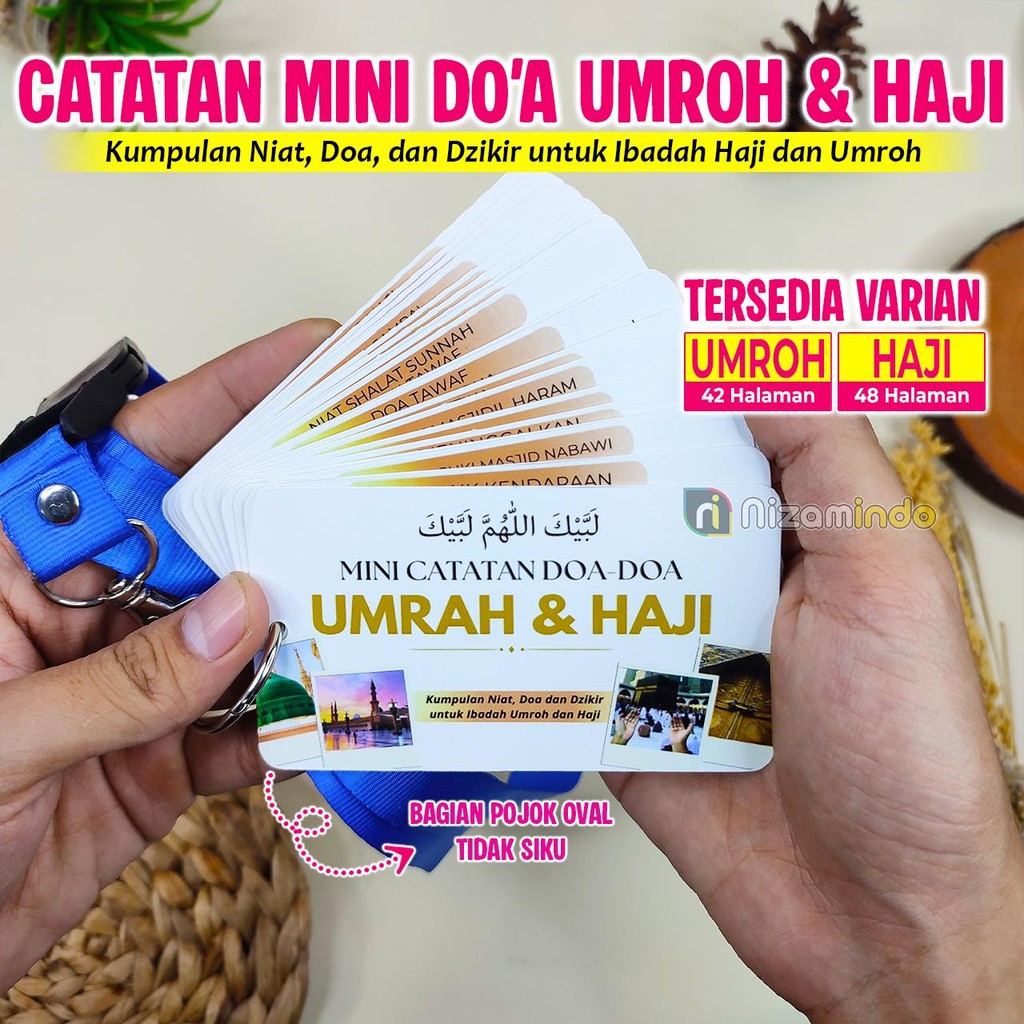 Jual Catatan Doa untuk Dibawah Haji dan Umroh / Bacaan Doa Dzikir Umrah ...
