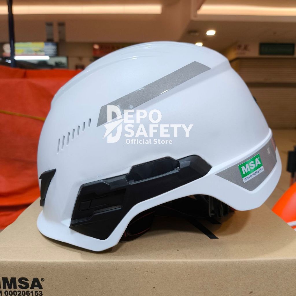 Jual Helm MSA Climbing V-Gard H1 Putih Safety Helmet Trivent Lokal ...