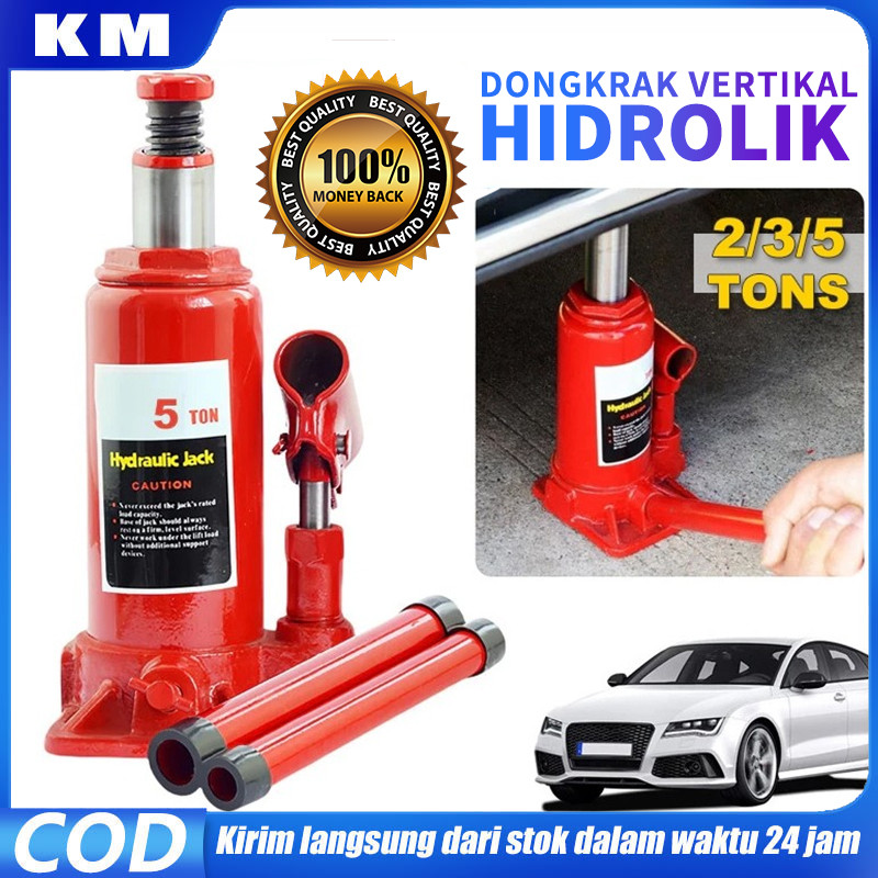Jual 2/3/5Ton Dongkrak Mobil Hidrolik Hydraulic Jack Dongkrak Botol ...