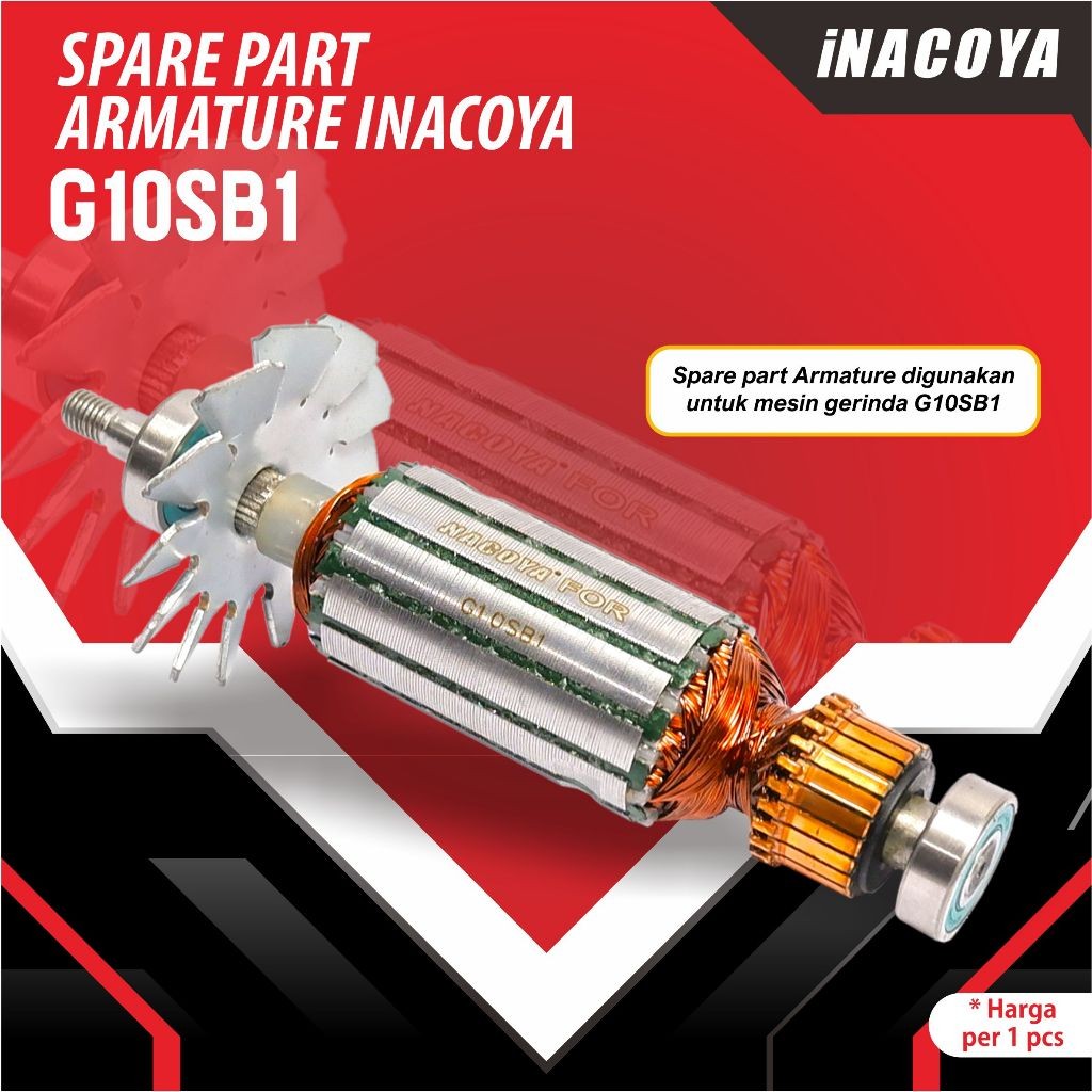 Jual NACOYA Armature G10SB1 untuk Gerinda Tangan Hitachi / Angle ...