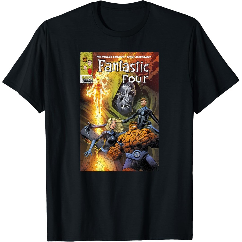 Jual Baju Kaos Marvel Fantastic Four Comic Cover Midtown Variant T ...