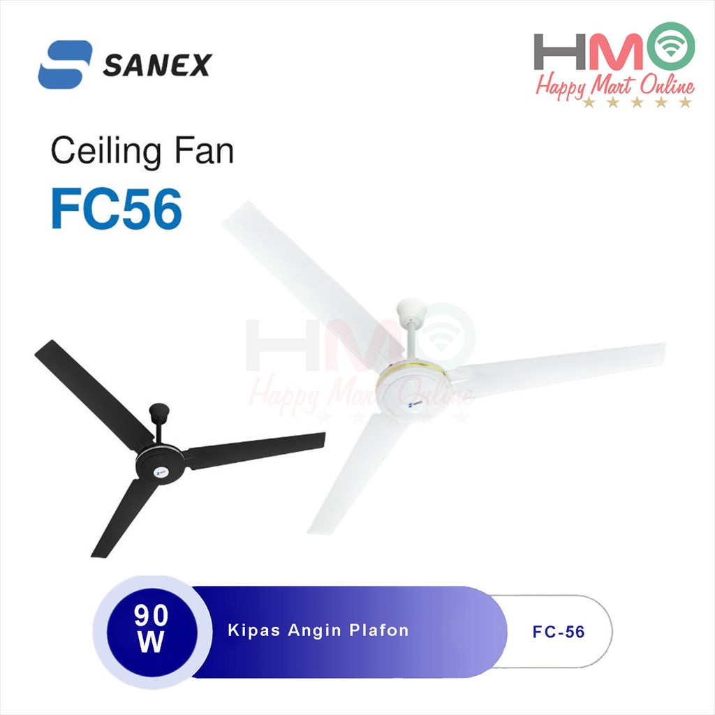 Jual Sanex Kipas Angin Plafon Gantung Plafon Ceiling Fan 56 Inch Besi ...