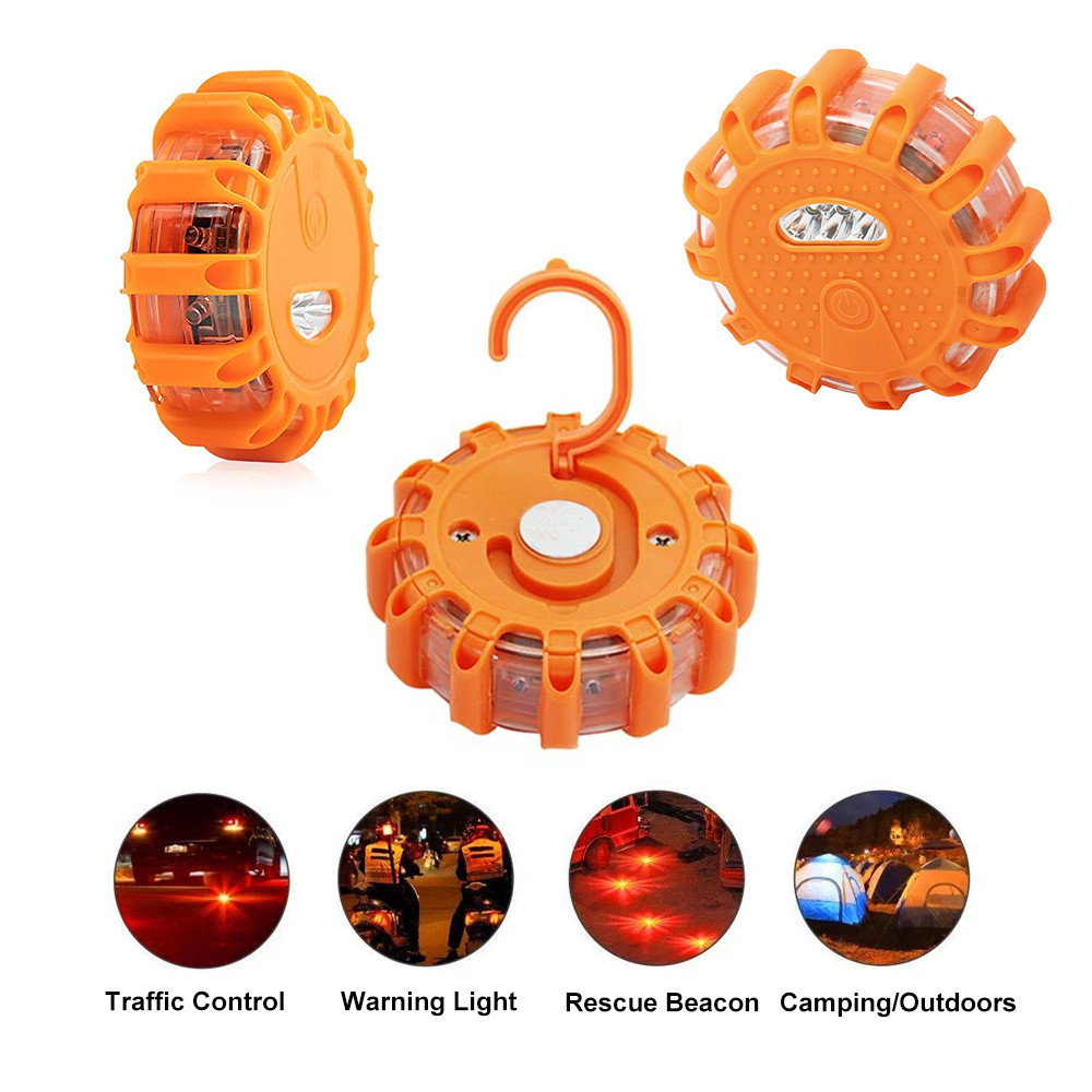 Jual Car Emergency Strobe Flashing Warning Light Roof Road Safety Lamp ...