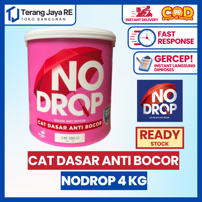 Jual Cat Dasar NO DROP Anti Bocor 4 KG (WARNA PUTIH) | Shopee Indonesia