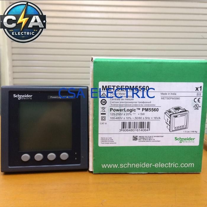 Jual SCHNEIDER POWER METER METSEPM5560 PM5560 PM 5560 - POWERLOGIC ...
