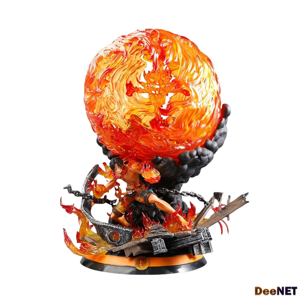 Jual Portgas D. Ace Flame Fireball Big Size Luminous One Piece 56cm ...