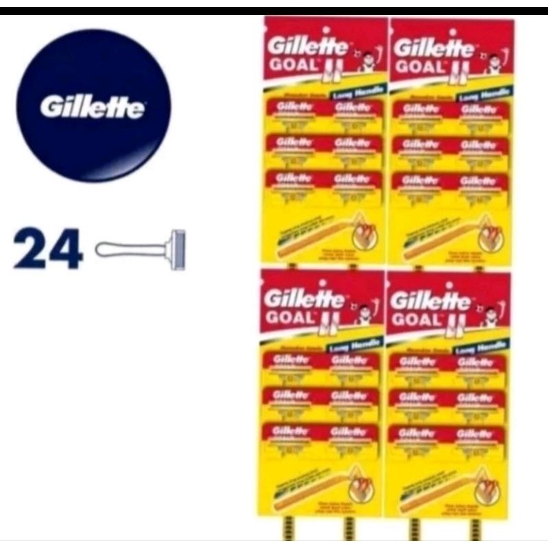 Jual Cukur jenggot II Gillette goal kuning 2 alat cukur (24pcs ...