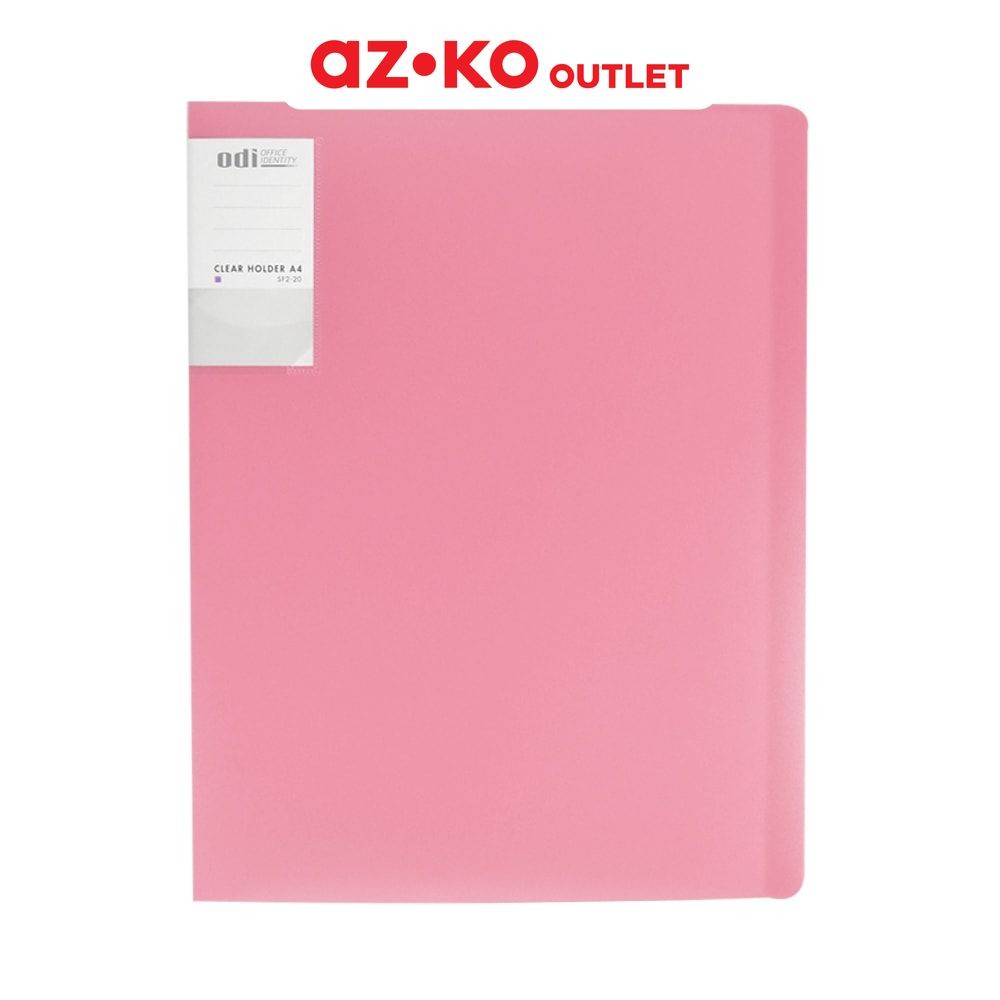 Jual Odi Holder Kertas A4 40 Pocket - Pink Map Dokumen Plastik Dengan ...