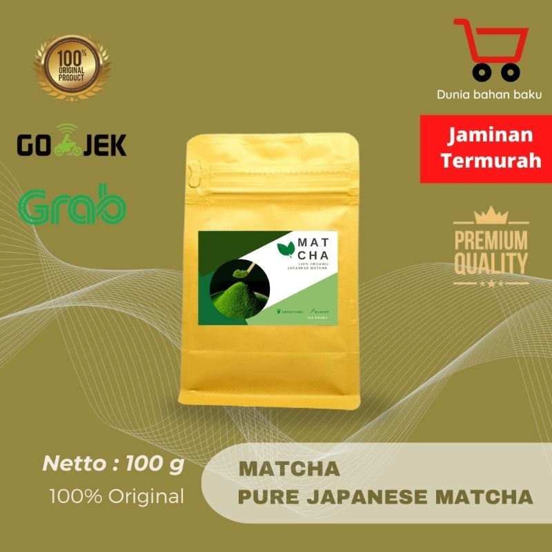 Jual MAT CHA - Premium Japanese Matcha Powder 100 G | Shopee Indonesia