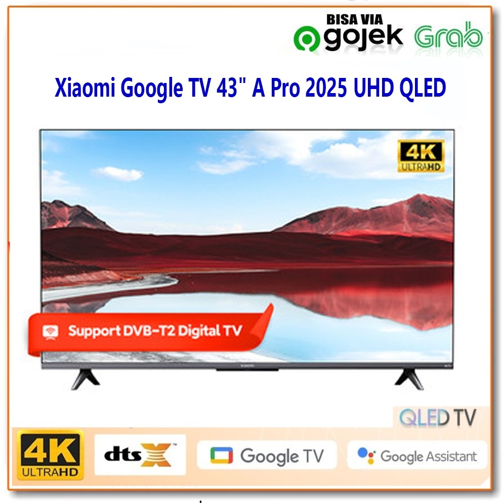 Jual Xiaomi Google TV 43" A Pro 2025 FHD & UHD 4K QLED | Shopee Indonesia