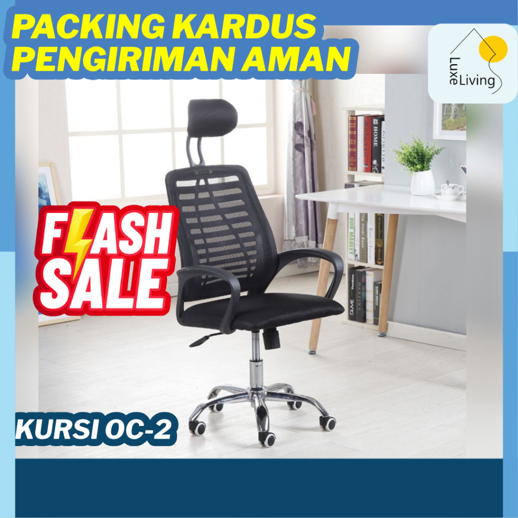 Jual LLS Kursi Kantor Kursi Kerja Kursi Belajar Kursi Ergonomis Angkat ...