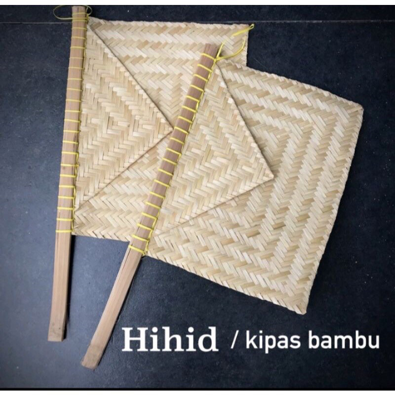 Jual Hihid Kipas Sate Anyaman Bambu Asli Madura Tradisional 25 cm ...