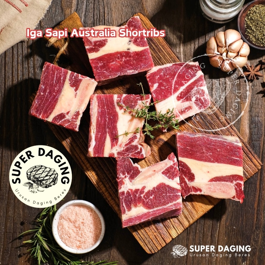 Jual Iga Shortribs Sapi Australia / Premium Beef Shortribs 500g - Super ...