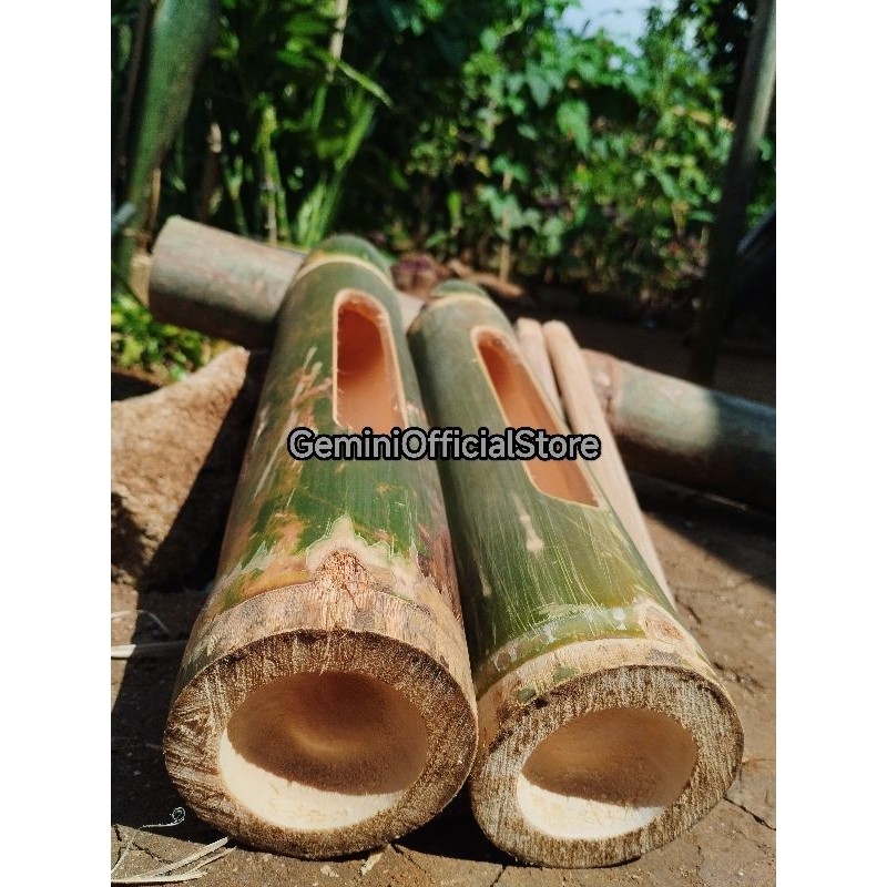 Jual JUAL kentongan bambu pos ronda asli bambu siap pakai murah kreatif ...
