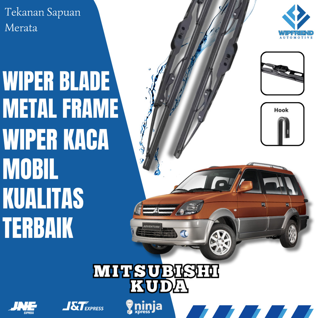 Jual Wiper Mobil Misubishi Kuda Wiper Frame Besi Model Konvensional ...