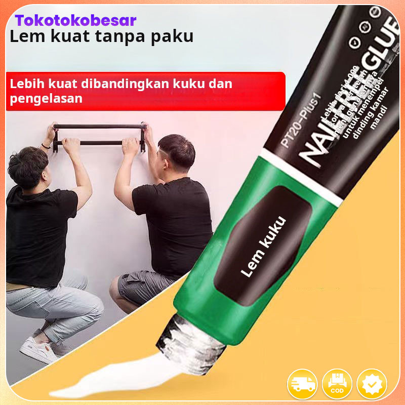 Jual Lem bebas paku lem universal pengganti lem kuku lem super lem dinding khusus untuk pintu ...
