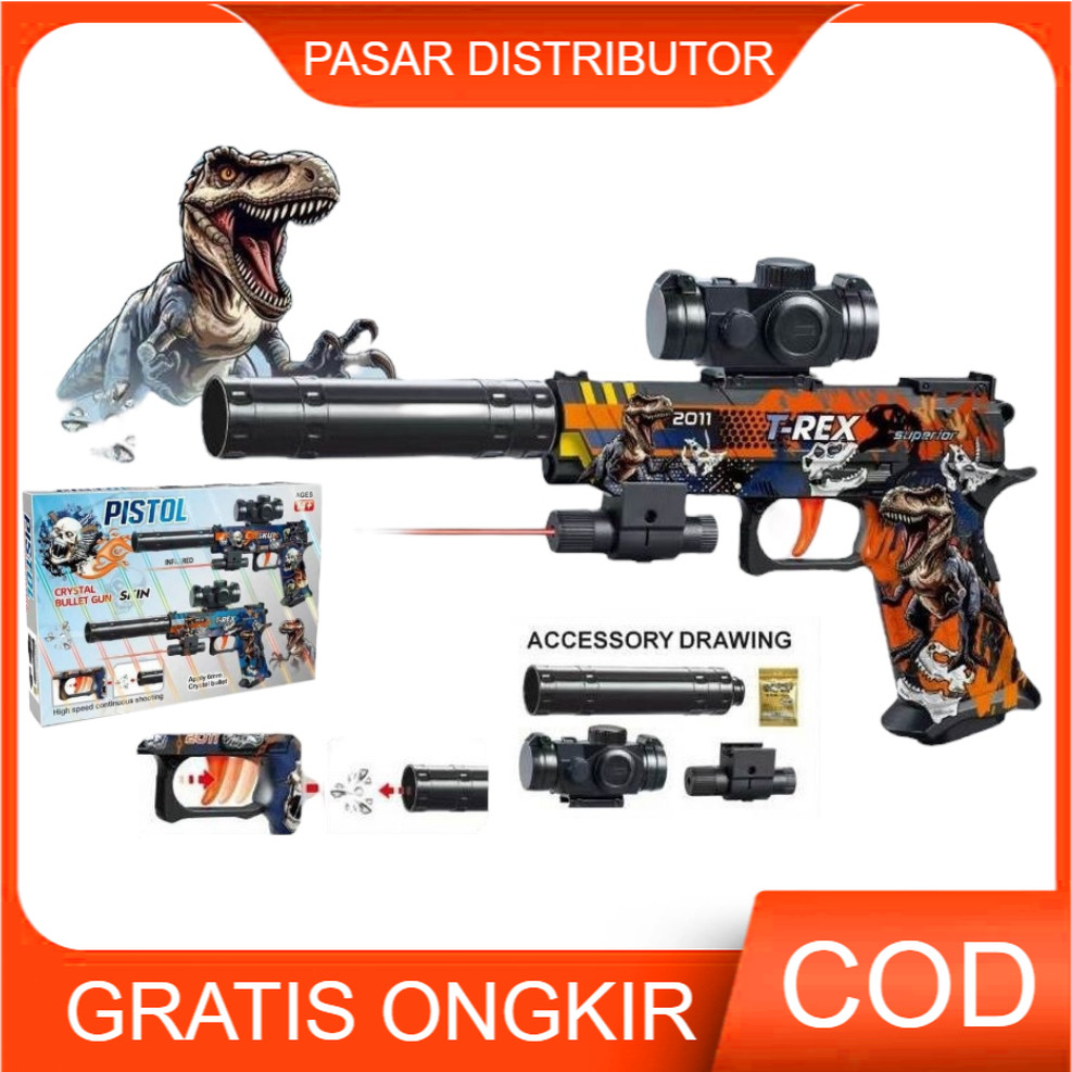 Jual Mainan Anak 8816-14 T-REX SUPERIOR CRYSTAL BULLET SKIN Mainan ...
