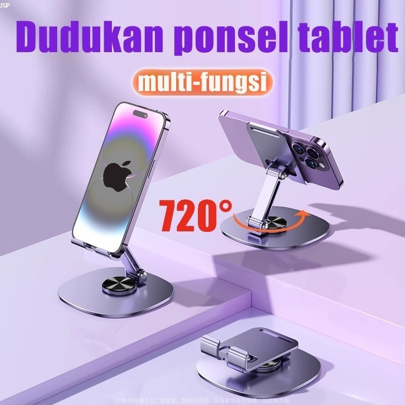 Jual Metal Phone Stand Holder Foldable Stand Holder HP Lipat Folding ...