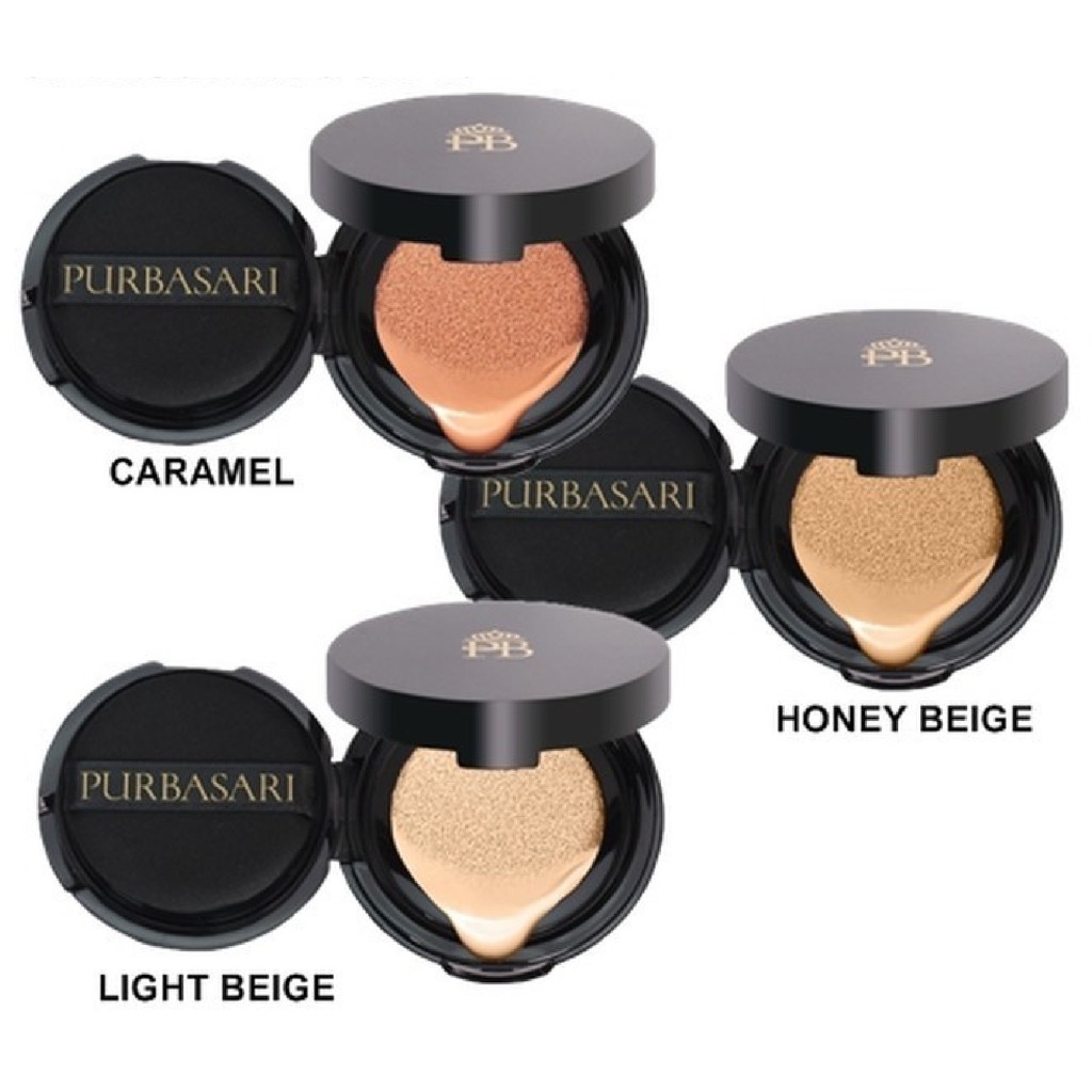 Jual Purbasari Bedak Basah Special Pack Pore Perfecting BB Cushion Free ...