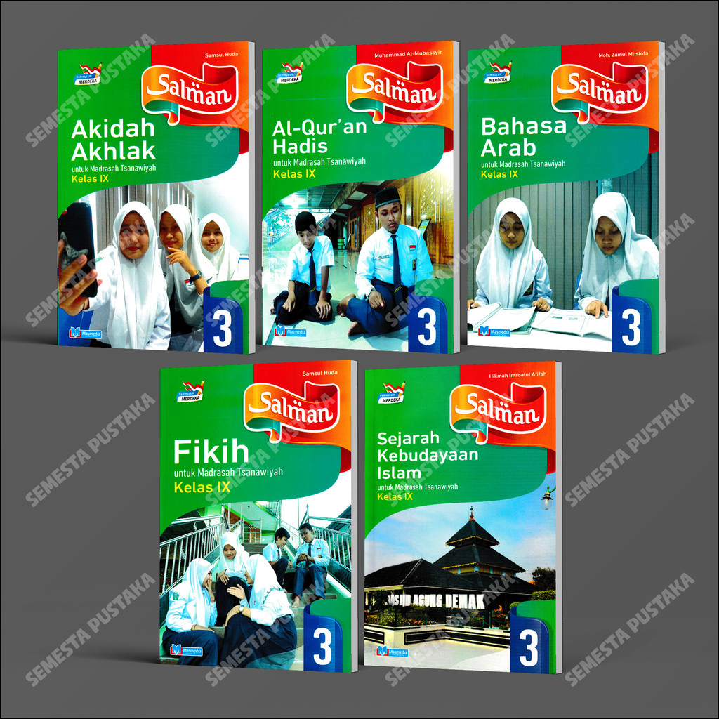 Jual Buku Paket Kelas 9 MTS Salman Masmedia Kurikulum Merdeka Revisi ...