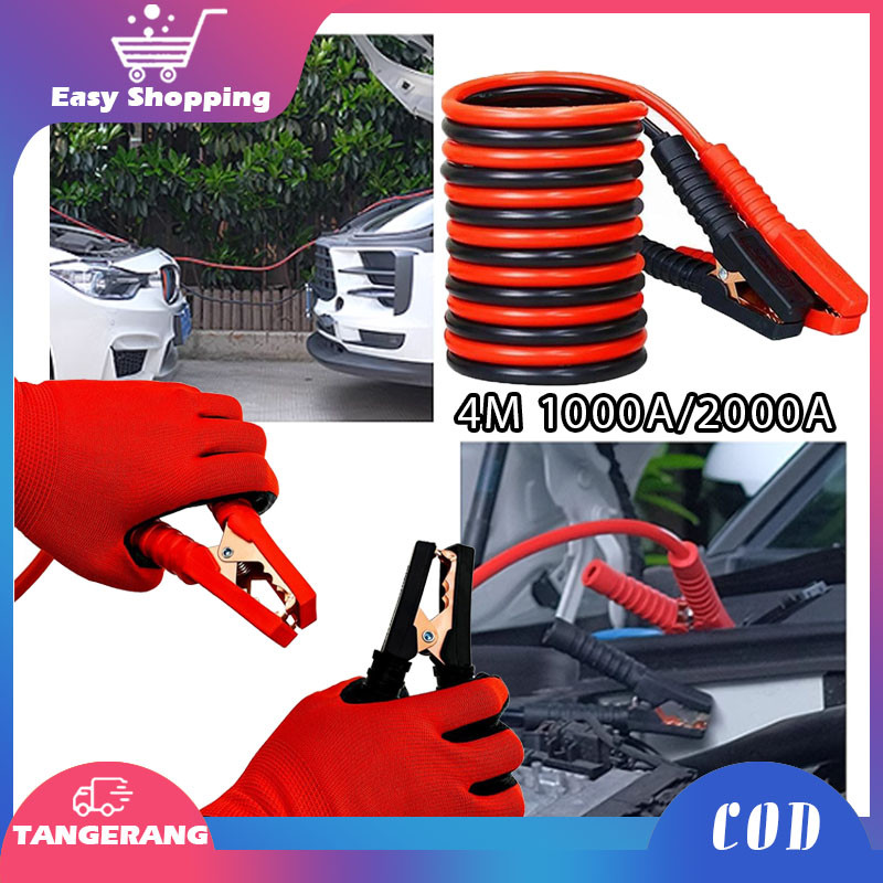 Jual 4 Meter Kabel Setrum Aki Mobil 1000a/2000a Kabel Jamper Aki Kabel ...