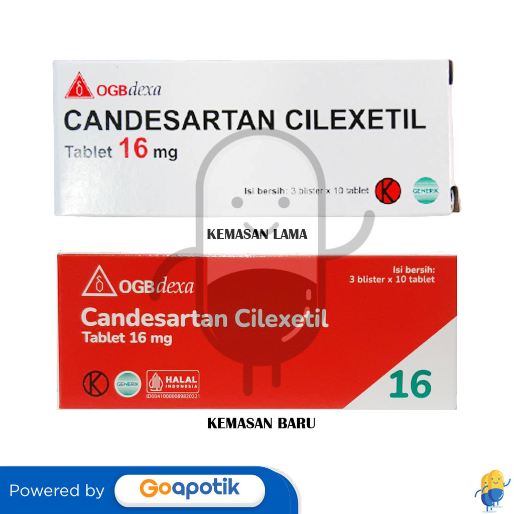 Jual Candesartan Cilexetil Ogb Dexa Medica 16 Mg Box 30 Tablet ...