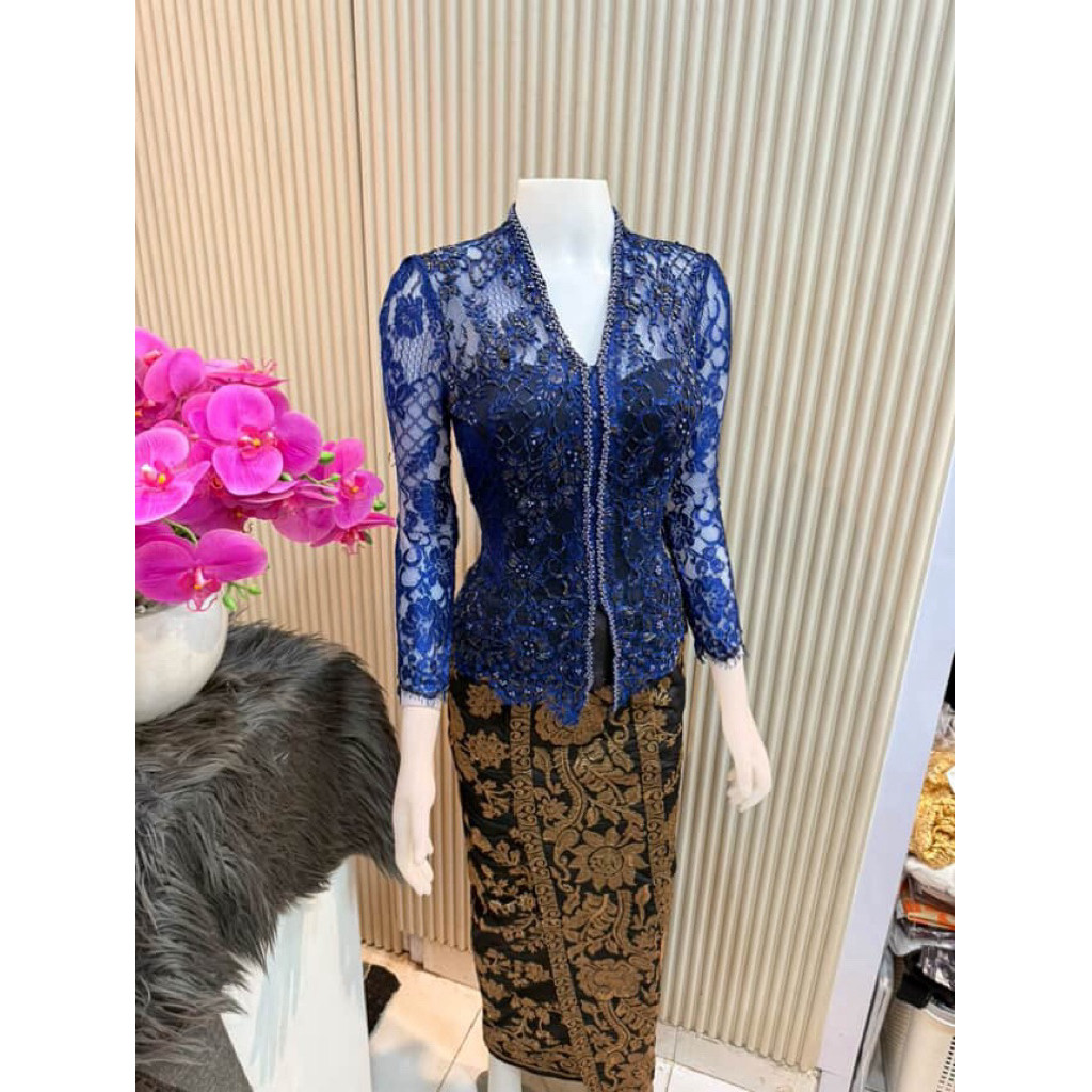 Jual kebaya metalic kartini payet ( kebaya saja ) (cod) | Shopee Indonesia