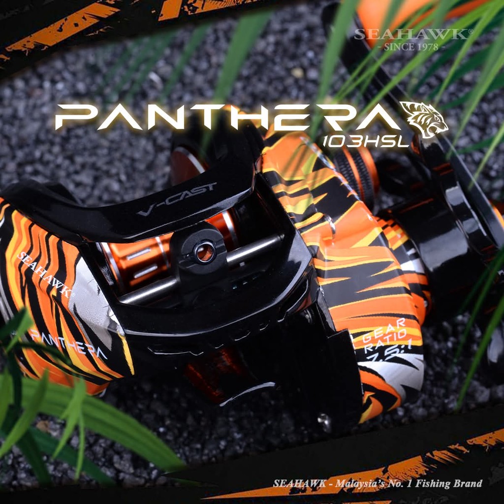 Jual Reel Pancing Bc Seahawk Panthera 103HSL (FREE TOPI) | Shopee Indonesia