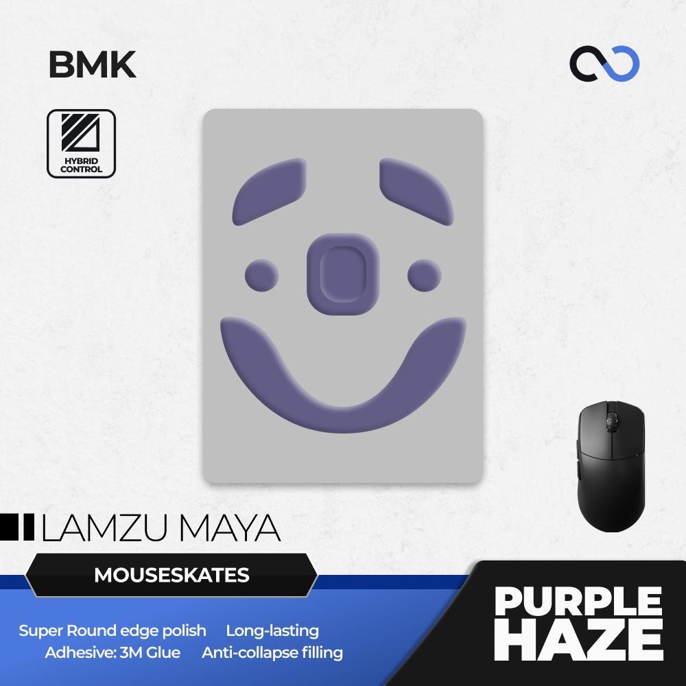 Jual BMK Purple Haze Pro Lamzu Maya Mouse Feet / Mouse Skate PTFE ...