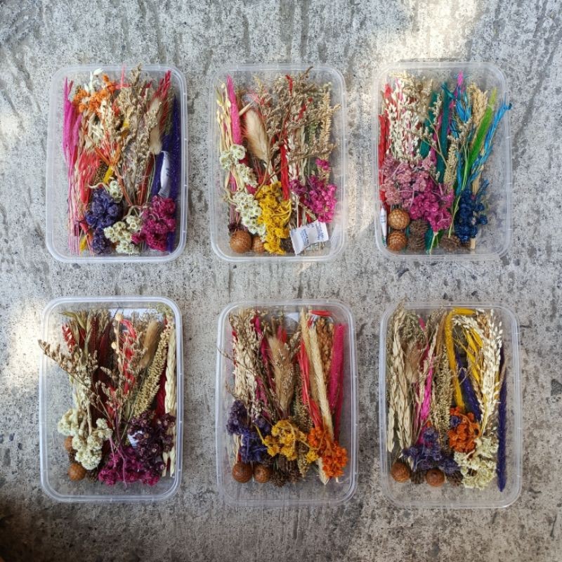 Jual PAKET BUNGA KERING BOX PREMIUM bunga mahar paket bunga Premium ...