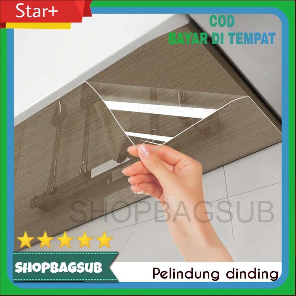 Jual Sticker Transparan Pelindung Dinding Tempel Tanpa Lem Perlindungan ...