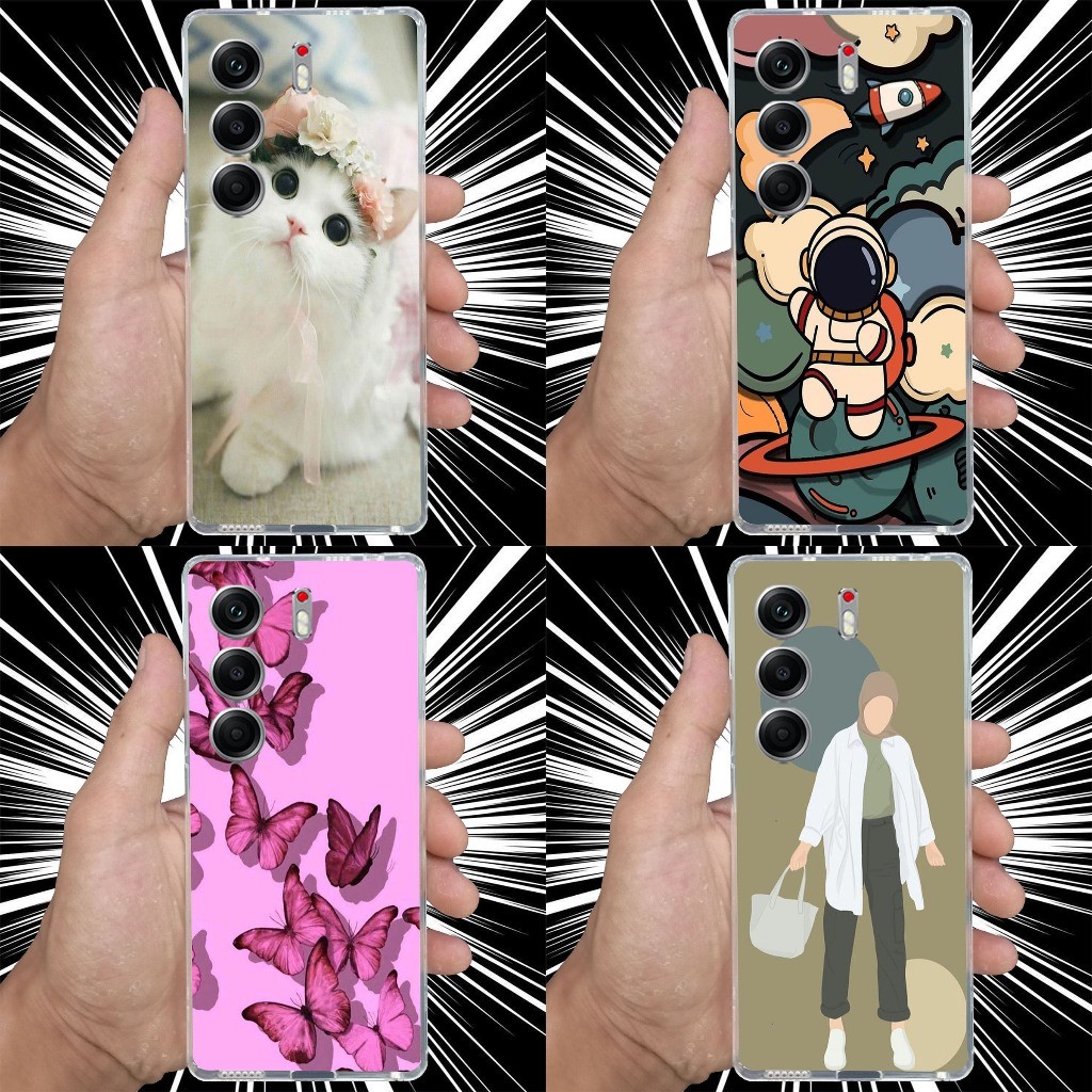 Jual Custom Gambar Silikon Space TPU TECNO CAMON 40 4G atau Chat Tipe ...