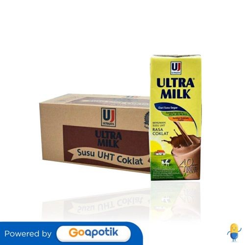 Jual Ultra Susu Uht Rasa Cokelat 250 Ml Tetrapak | Shopee Indonesia