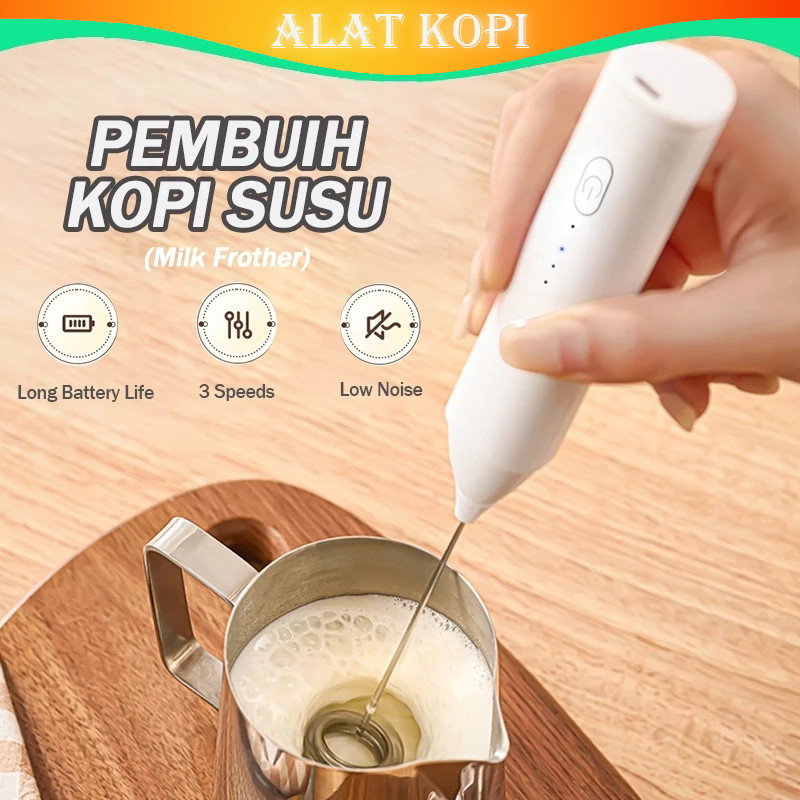 Jual Hand Mixer Mini Mixer Pengocok Susu Milk Frother High Speed ...