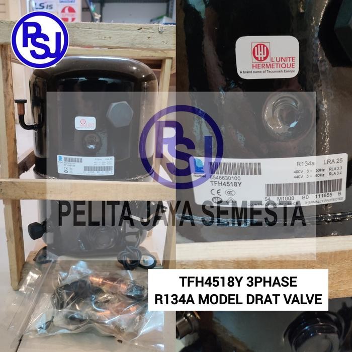 Jual Kompresor Tecumseh TFH4518Y / Compressor Tecumseh TFH4518Y / DRAT ...